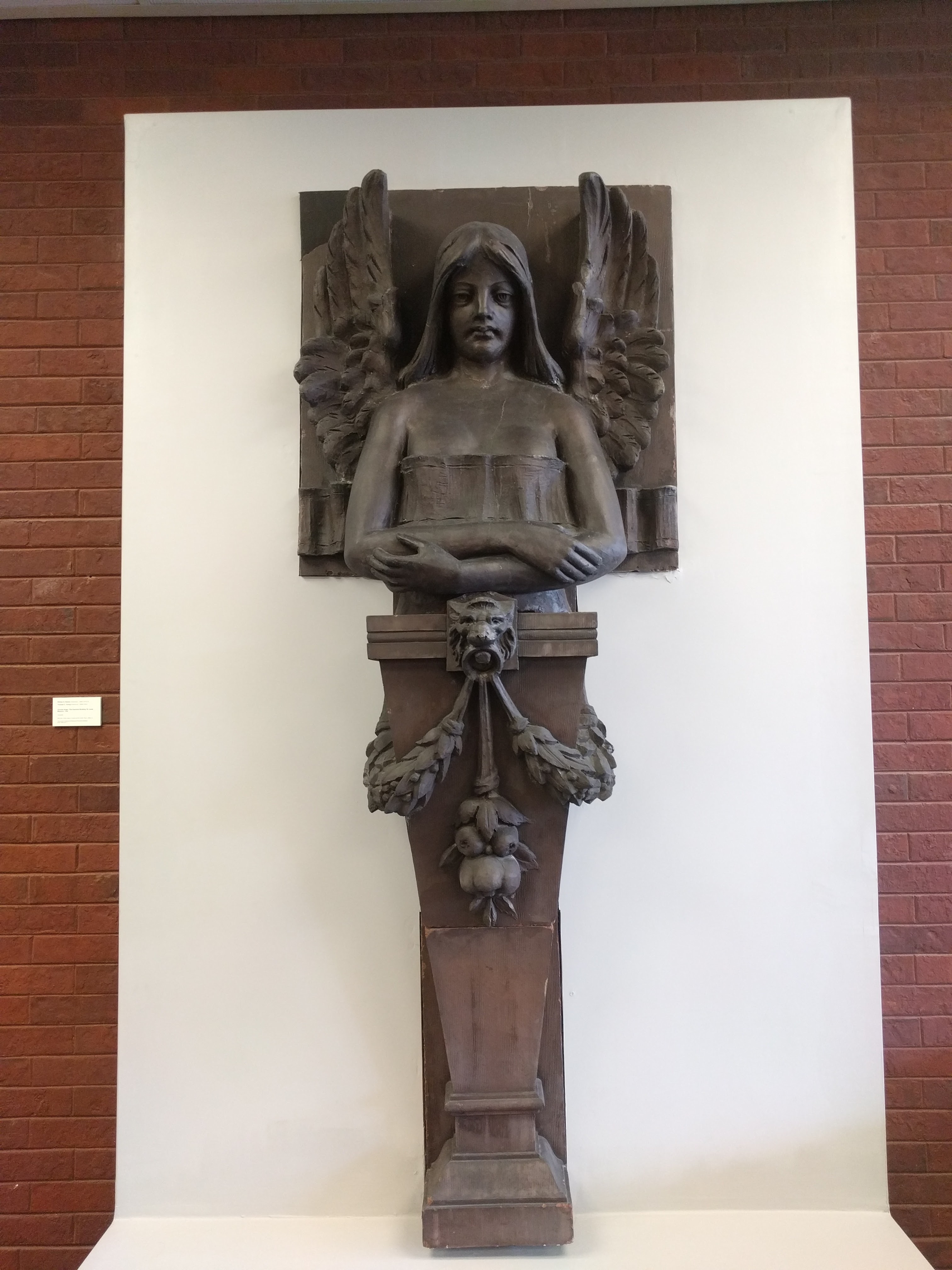 nickel eames and young cornice angel straight on | Esotouric