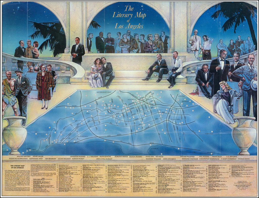 The Literary Map of Los Angeles | Esotouric